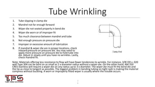 Basics of Tube Bending | PPTX