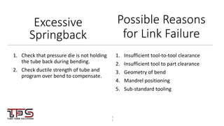 Basics of Tube Bending | PPTX