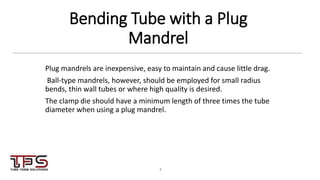 Basics of Tube Bending | PPTX