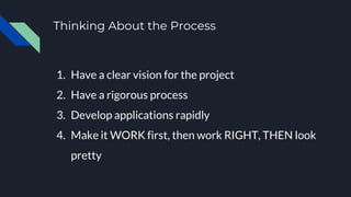 Basic software engineering principles - Session 1 | PPT