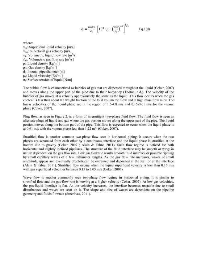 Basics of two phase flow (gas-liquid) line sizing | PDF
