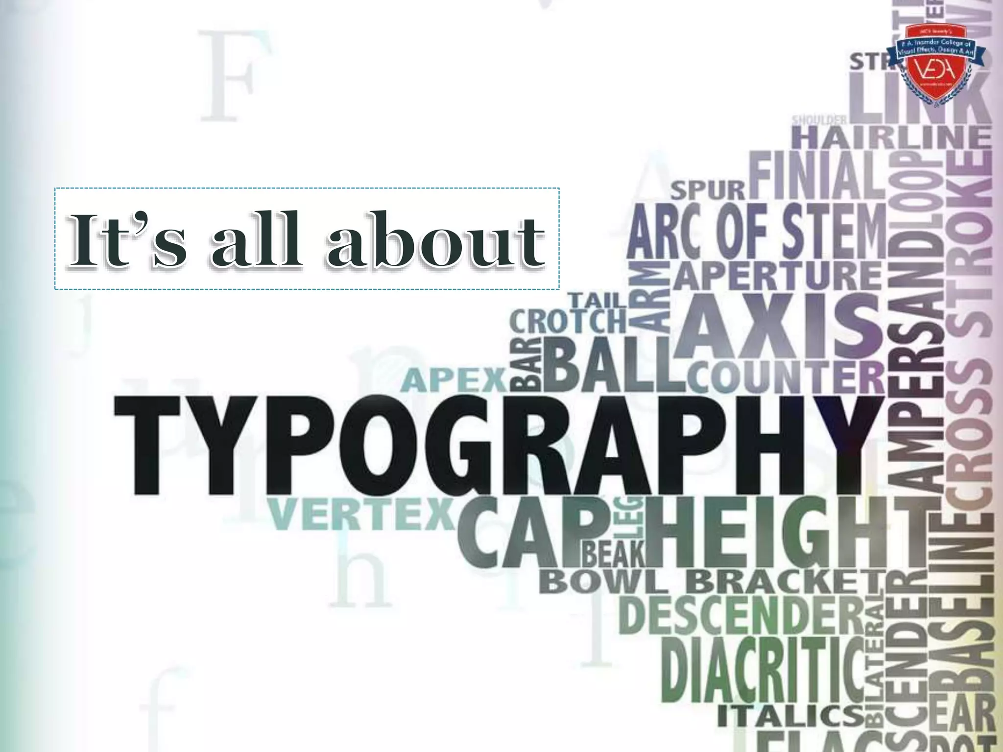 Basics of typography - 1 | PPTX | Desktop Publishing | Computer ...