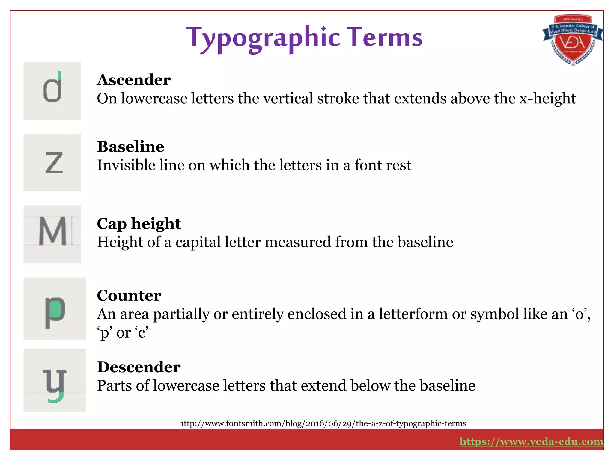 Basics of typography - 1 | PPTX | Desktop Publishing | Computer ...