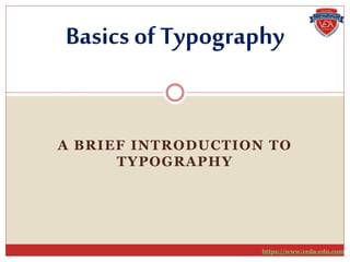 Basics of typography - 1 | PPTX | Desktop Publishing | Computer ...