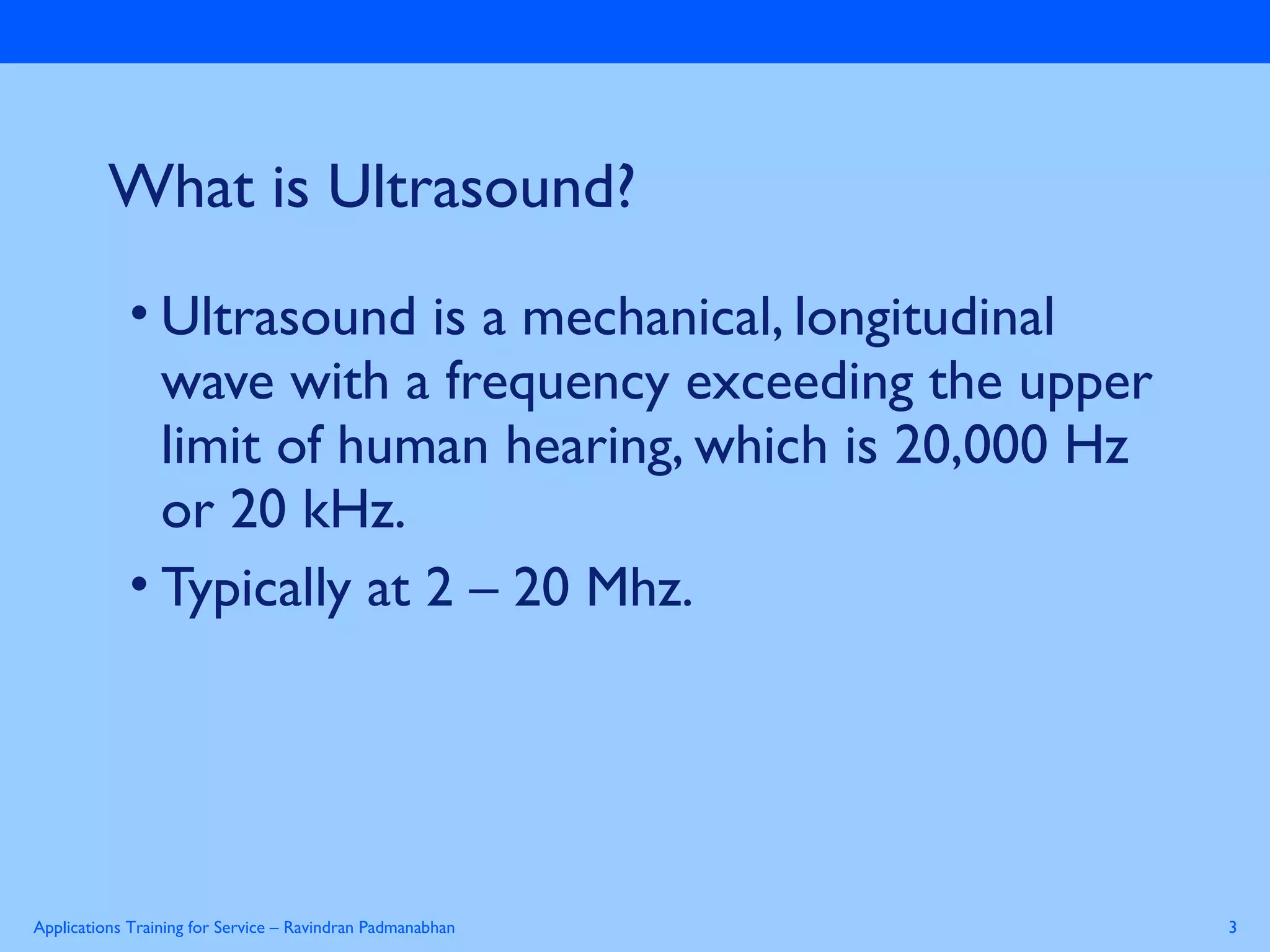 Basics of ultrasound | PDF | Digital Audio | Computer Software and ...