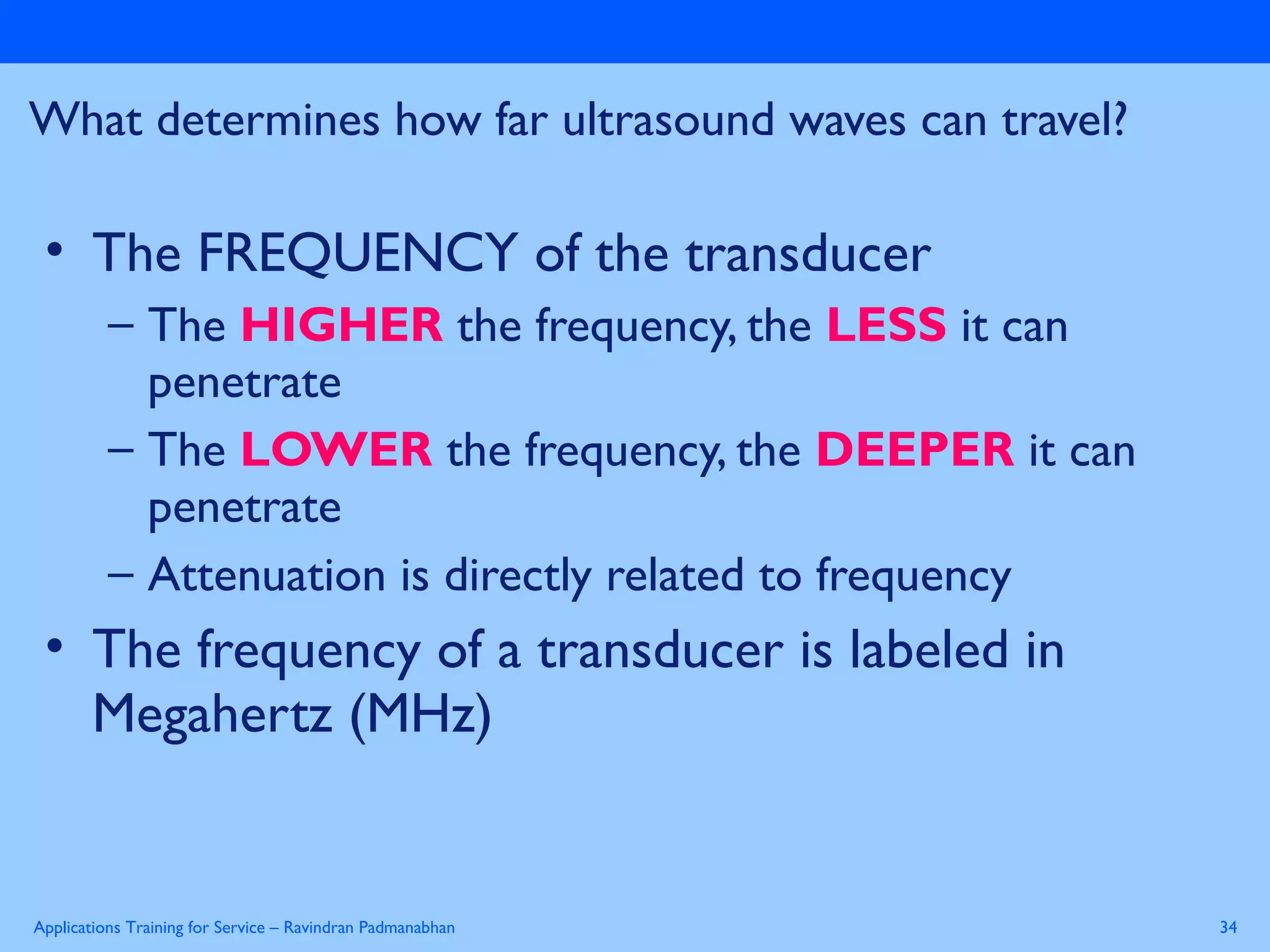 Basics Physics of ultrasound | PPT | Physics | Science