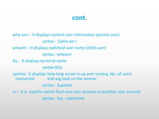 Basics of Unix Adminisration | PPT