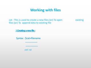 Basics of Unix Adminisration | PPT