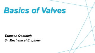 Basics of valves | PPTX