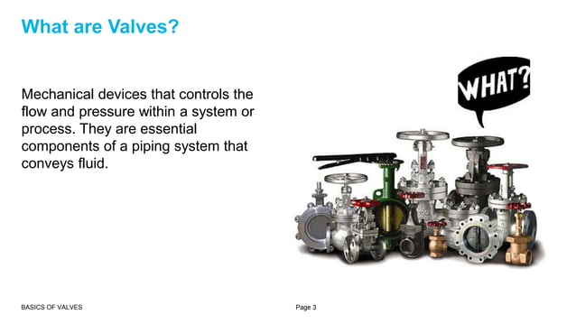 Basics of valves | PPTX