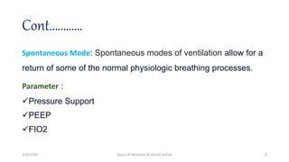 Basics of Ventilator/overview presentation.pptx
