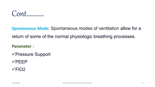 Basics of Ventilator/overview presentation.pptx