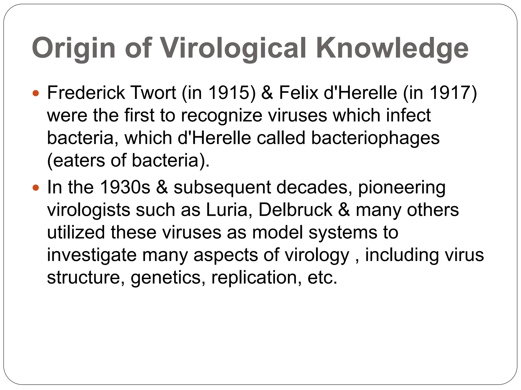 Basics of Virology.ppt................... | PPT
