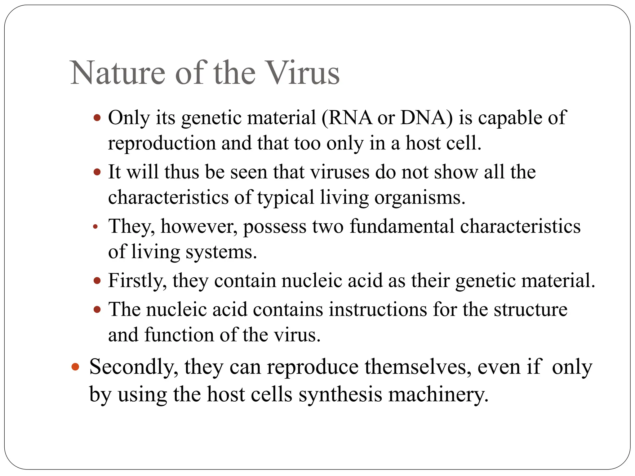 Basics of Virology.ppt................... | PPT