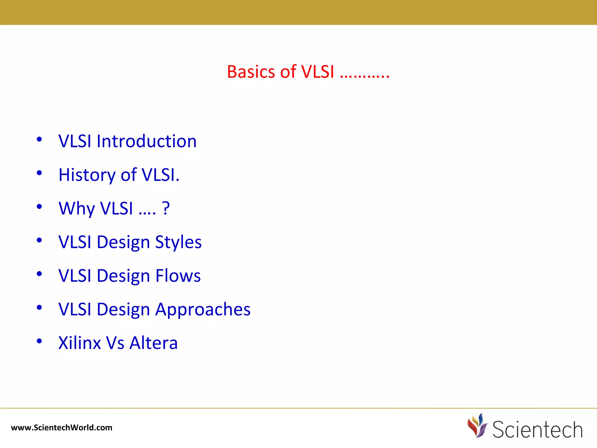 Basics of vlsi | PPT