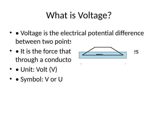 Basics of Voltage Power and currents with its defination.pptx