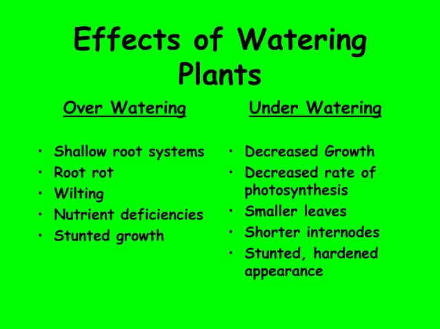 Basics of watering | PPTX | Agriculture | Industries