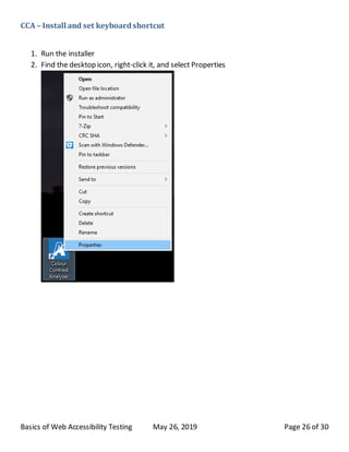 Basics of Web Accessibility Testing | DOCX