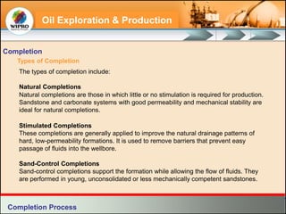 Basics of Well Completion. Detailed slide on well completions for ...
