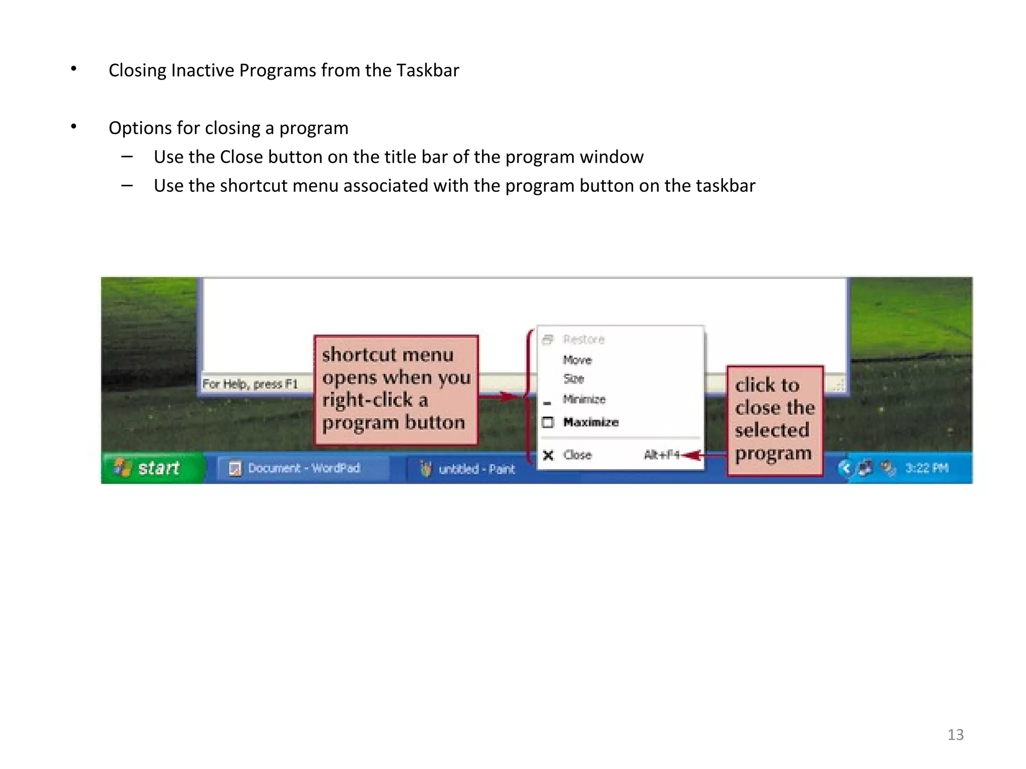 Basics of windows xp | PPT