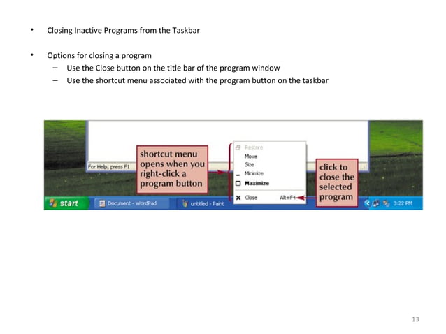 Basics of windows xp | PPT