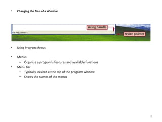 Basics of windows xp | PPT