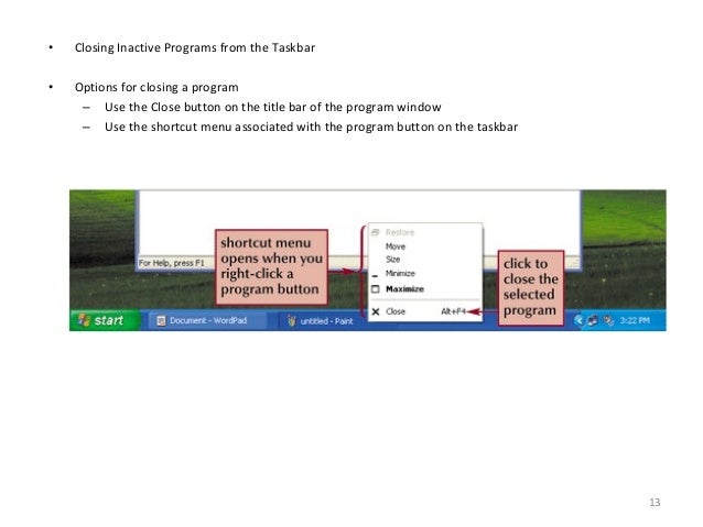 Basics of windows xp