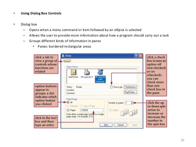 Basics of windows xp