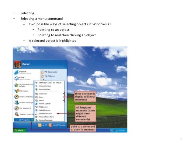 Basics of windows xp