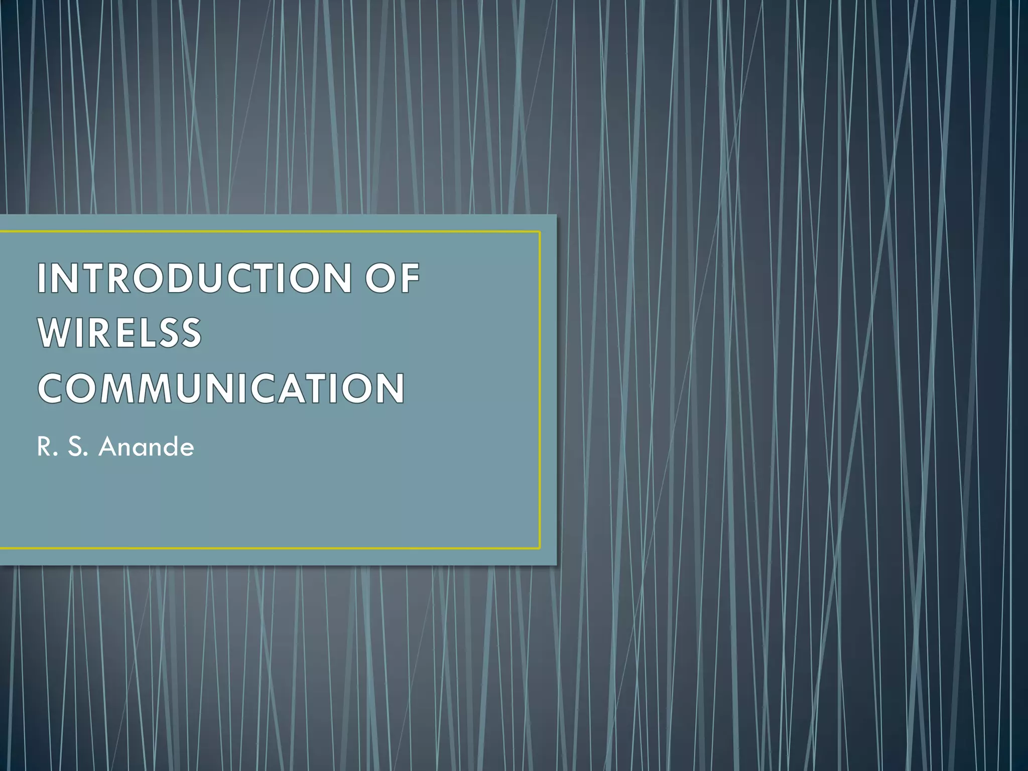 Basics of wireless communication | PDF