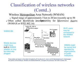Basics of Wireless Network and Telecom T | PPT