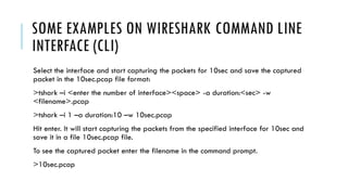 Wireshark Tutorial | PDF