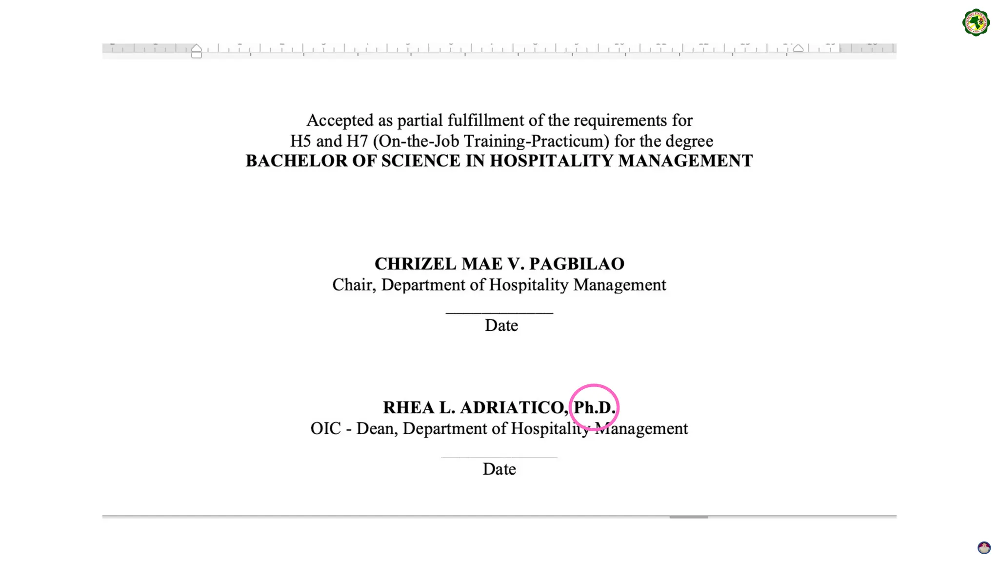 Basics of writing journal, narrative report for OJT students.pdf