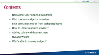 Basics of WRT (Web Runtime) | PPT
