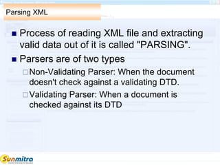Basics of XML | PPTX