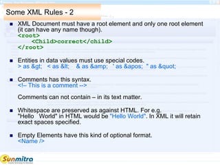 Basics of XML | PPTX