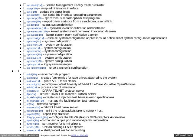 Basic Solaris 10 System Administration Commands
