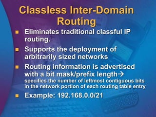 Basics on theory how to handle IPV4 & IPv6.ppt