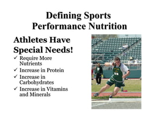 Basics On Sports Nutrition | PPT