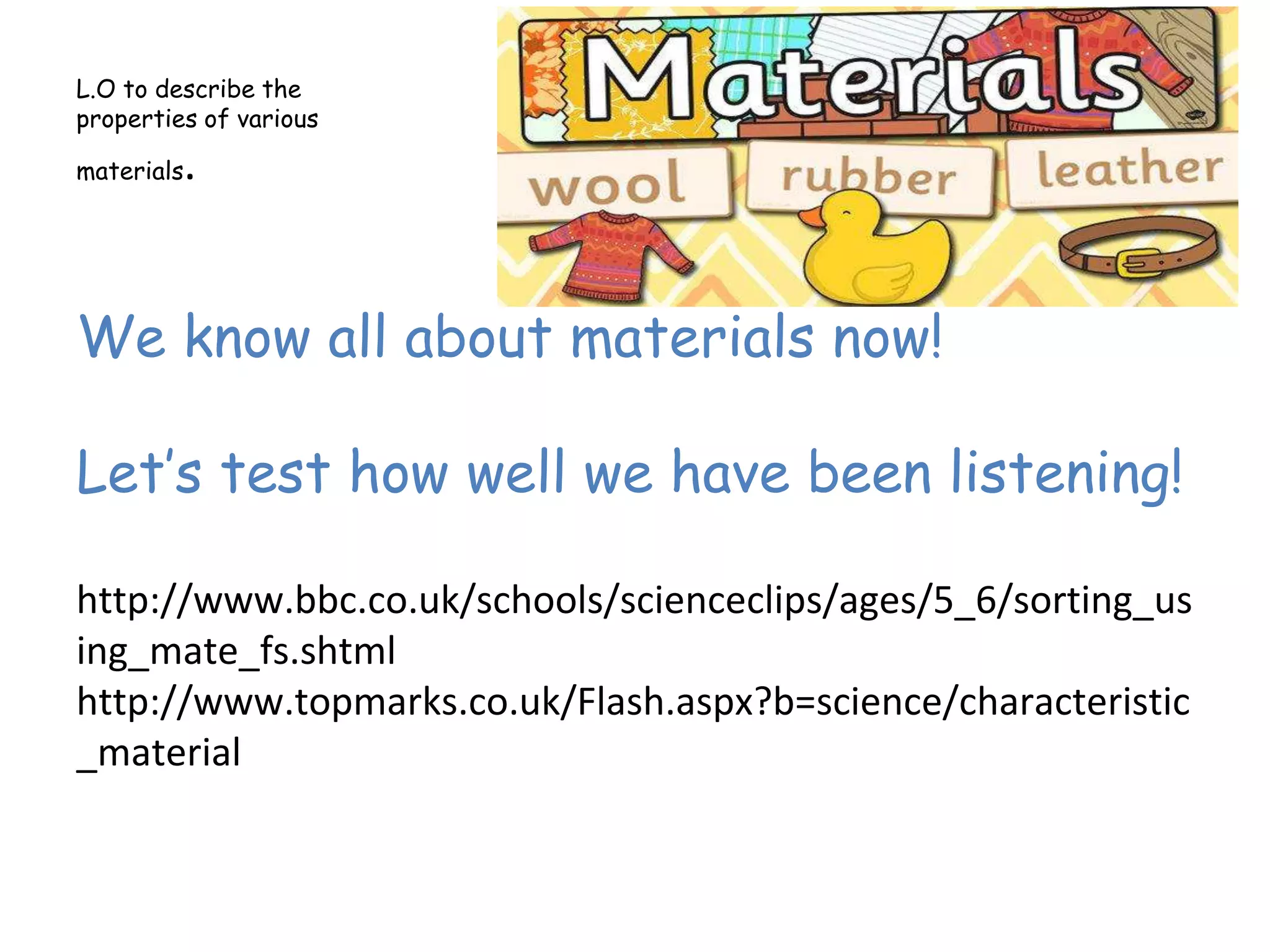 Basic sources of materials notes | PPTX