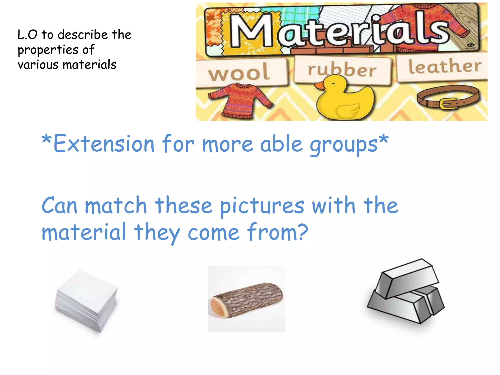 Basic sources of materials notes | PPTX