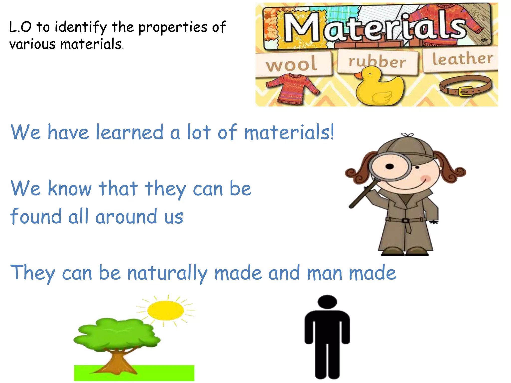 Basic sources of materials notes | PPTX