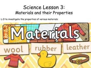 Materials Title