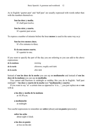 Basic spanish a grammar and workbook grammar workbooks english and ...