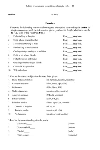 Basic spanish a grammar and workbook grammar workbooks english and ...