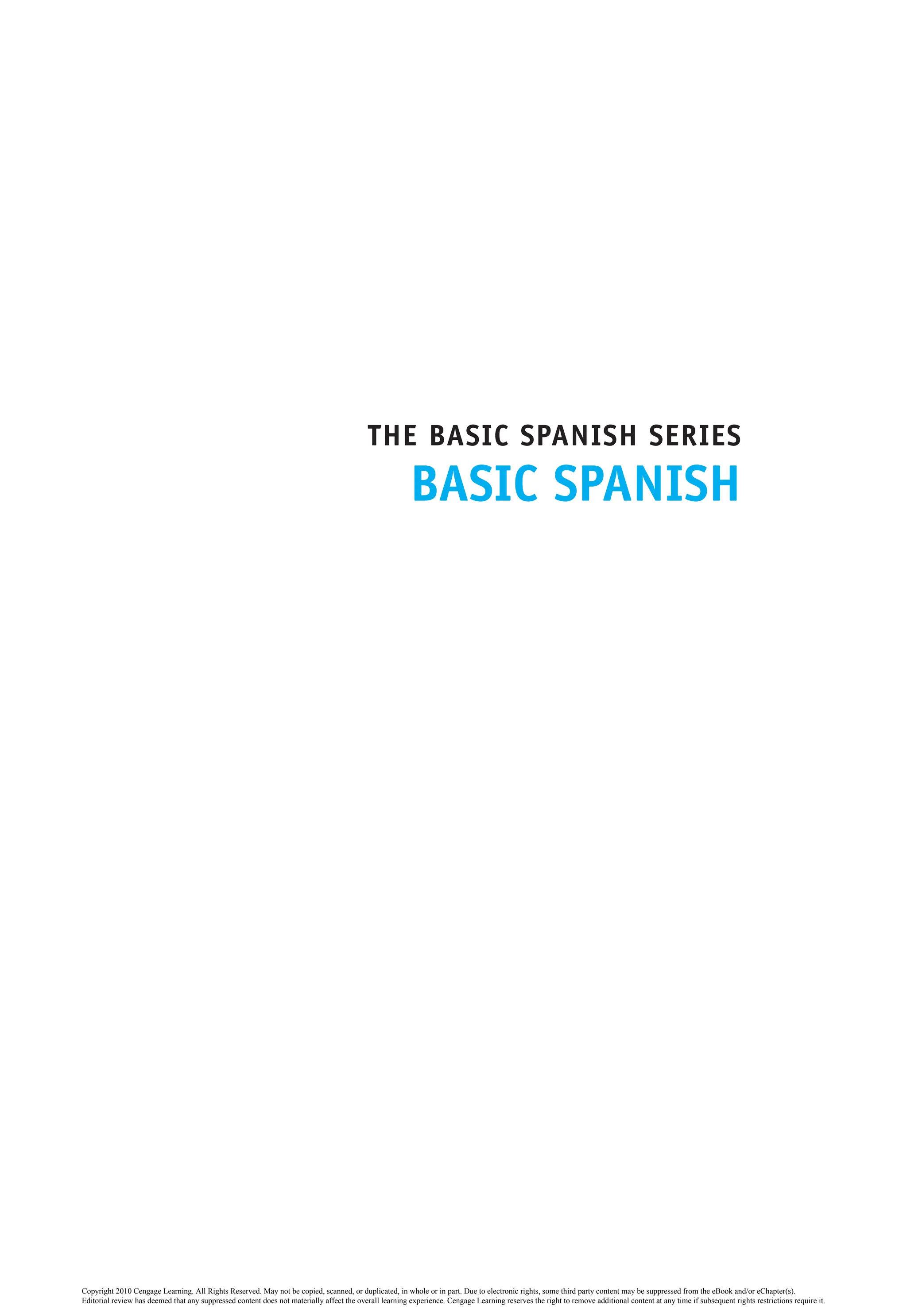 Basic_Spanish_Heinle.pdf para aprender español | PDF