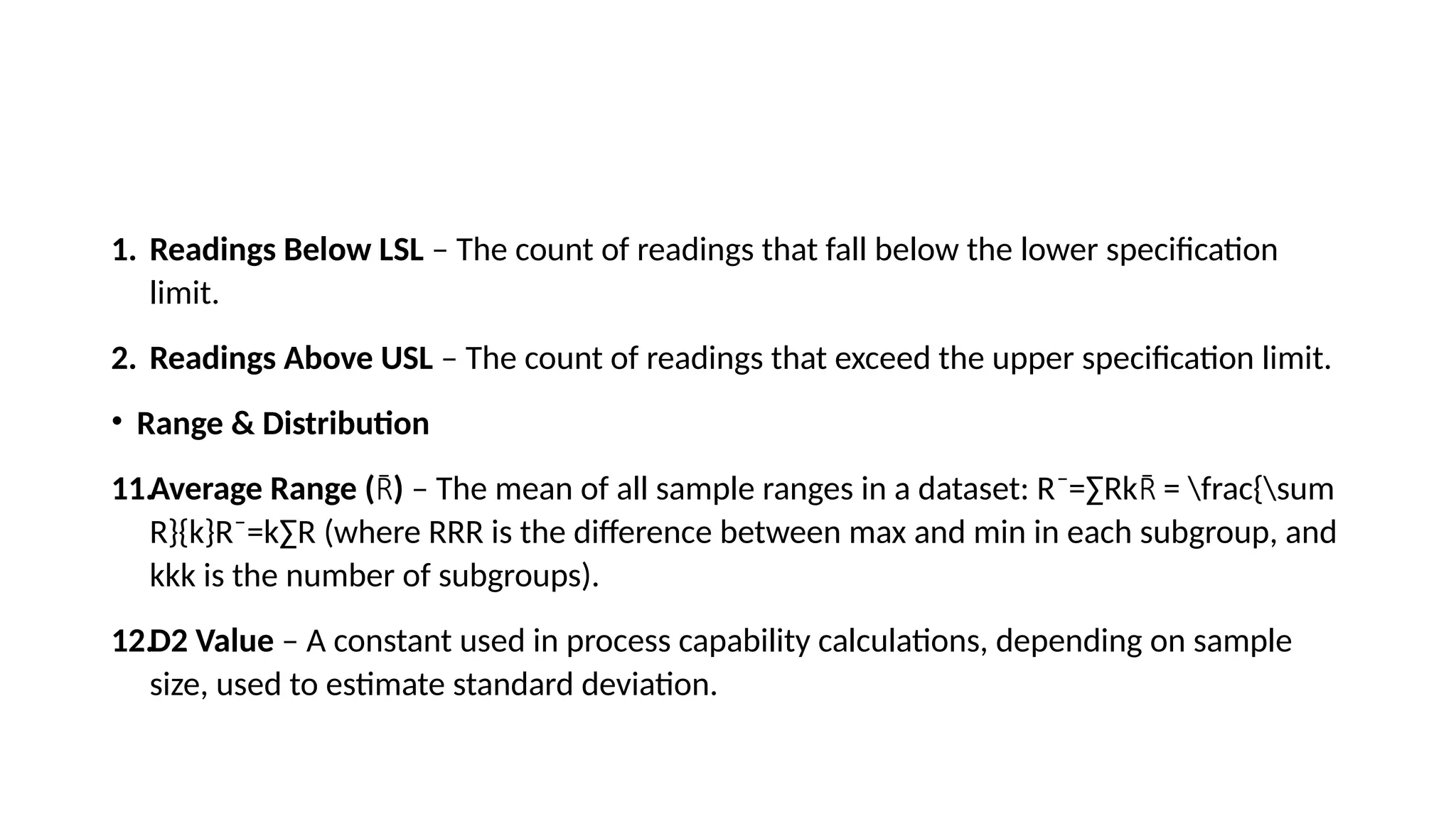 Basic SPC Terms are explained in the ppt | PPT