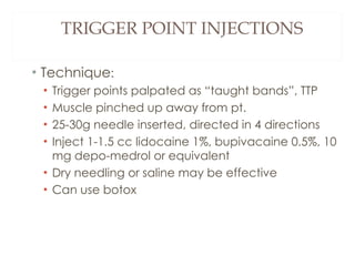 Basic spine injections | PPT