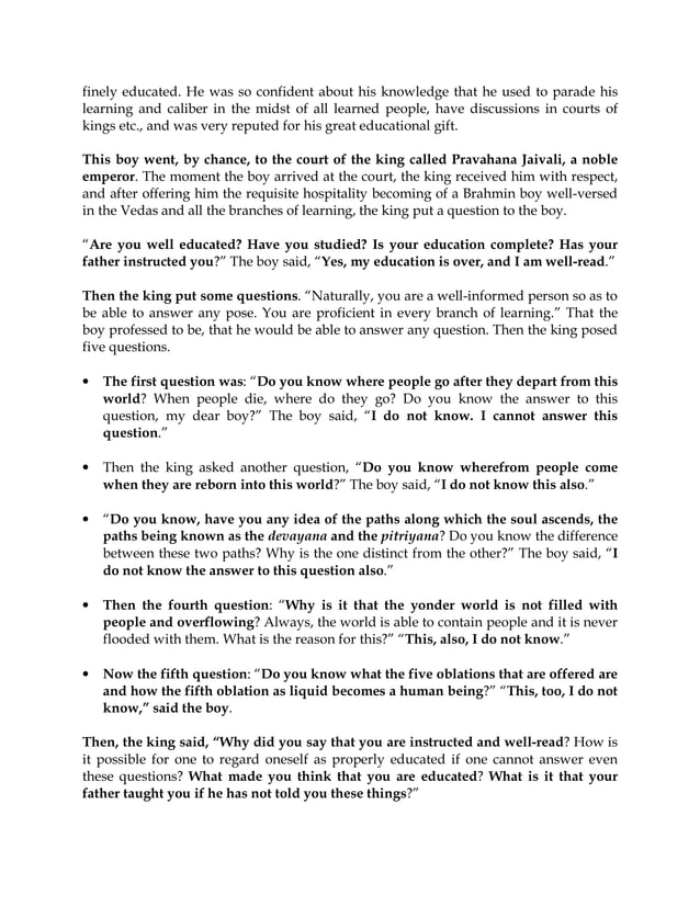 Basic Spiritual Primer 1 (Birth, Death and Rebirth) | PDF