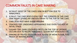 Basic sponges and cakes | PPTX